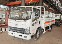 China FAW 4x2 LPG Cylinder Carrier Truck 2-5 Ton Capacity 120hp Diesel Engine 3.9m Cargo Box for sale
