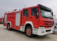 China Sinotruk HOWO 4x2 266HP 8CBM Fire Fighting Truck with Water Foam Tanker for sale