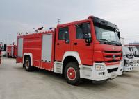 China Sinotruk HOWO 4x2 266HP 8CBM Fire Fighting Truck with Water Foam Tanker for sale