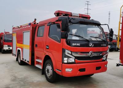 China Dongfeng 4x2 6 Wheeler 5000L Fire Fighting Truck with Water Foam Tanker for sale