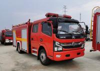 China Dongfeng 4x2 6 Wheeler 5000L Fire Fighting Truck with Water Foam Tanker for sale
