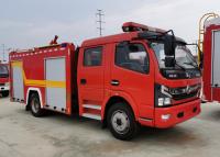 China Dongfeng 4x2 6 Wheeler 5000L Fire Fighting Truck with Water Foam Tanker for sale
