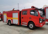 China Dongfeng 4x2 6 Wheeler 5000L Fire Fighting Truck with Water Foam Tanker for sale