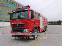 China 380HP HOWO 6x4 Fire Pumper Truck 10 Ton Water 1 Ton Foam Tank for sale