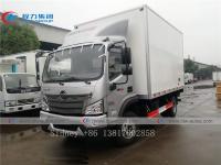 China FOTON 4x2 5 Ton Refrigerated Truck Frozen Meat Delivery Van -18C for sale