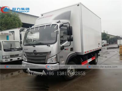 China FOTON 4x2 5 Ton Refrigerated Truck Frozen Meat Delivery Van -18C for sale