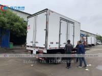 China FOTON 4x2 5 Ton Refrigerated Truck Frozen Meat Delivery Van -18C for sale