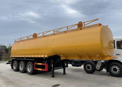 China 3 Axle 45000L Carbon Steel Water Tank Semi Trailer for Drinking Water Delivery for sale