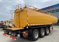 China 3 Axle 45000L Carbon Steel Water Tank Semi Trailer for Drinking Water Delivery for sale