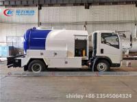 China Congo 5000L LPG Cylinder Refueling Bobtail Tanker Truck 116HP Diesel for sale
