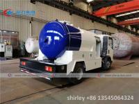 China Congo 5000L LPG Cylinder Refueling Bobtail Tanker Truck 116HP Diesel for sale