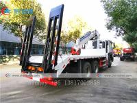 China Sinotruk HOWO 6x4 10T Folding Boom Truck Mounted Crane - 10 Ton Capacity, 9.755m Height for sale