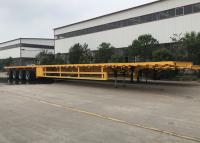 China 3 4 Axle Extendable 22m Length 40 45T Flatbed Semi Trailer for sale