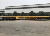 China 3 4 Axle Extendable 22m Length 40 45T Flatbed Semi Trailer for sale