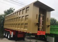 China 3 FUWA Axle 40-50 Ton Tipper Semi Trailer Dump Truck Heavy Duty 11000x2500mm for sale