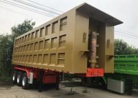 China 3 FUWA Axle 40-50 Ton Tipper Semi Trailer Dump Truck Heavy Duty 11000x2500mm for sale