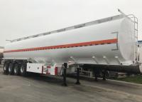 China 4 Axle Front Axle Liftable 50000L Fuel Tanker Semi Trailer 42CBM for sale