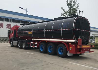 China Tri Axle 25m3 40m3 Lubricating Oil Tank Semi Trailer Insulated Heated for sale