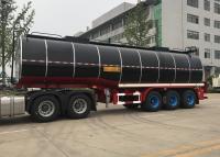 China Tri Axle 25m3 40m3 Lubricating Oil Tank Semi Trailer Insulated Heated for sale