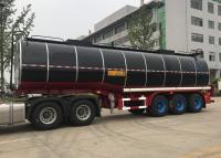 China Tri Axle 25m3 40m3 Lubricating Oil Tank Semi Trailer Insulated Heated for sale