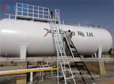 China 25T 30T Horizontal Q345R Above Ground LPG Tank - 50m³ Capacity, 1.77MPa Design Pressure, ASME Standard for sale