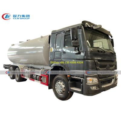 China Sinotruk HOWO 336HP 10T 12T LPG Bobtail Truck Right Hand Drive 20000L for sale