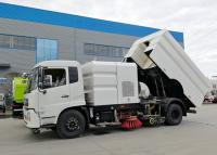 China Dongfeng 6 Wheeler 190HP 8cbm Street Sweeper Vacuum Truck with 5000L Water Tank for sale