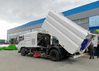 China Dongfeng 6 Wheeler 190HP 8cbm Street Sweeper Vacuum Truck with 5000L Water Tank for sale