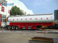 China 3 Axle 63CBM Bulk Feed Delivery Semi Trailer 4mm Tank 63000Liters for sale