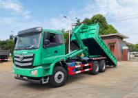 China FOTON 6x4 15 Ton Roll Off Garbage Truck Hook Lift 18CBM Waste Collection for sale