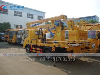 China FAW 4x2 16m Folding Arm Aerial Work Platform Truck 200kg Load for sale