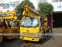 China FAW 4x2 16m Folding Arm Aerial Work Platform Truck 200kg Load for sale