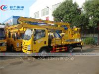 China FAW 4x2 16m Folding Arm Aerial Work Platform Truck 200kg Load for sale