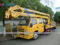 China JMC 18m Hydraulic Truck Mounted Aerial Work Platform Folding Arm Boom 200kg Load for sale