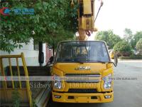 China JMC 18m Hydraulic Truck Mounted Aerial Work Platform Folding Arm Boom 200kg Load for sale