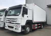 China HOWO 4x2 6 Wheeler Refrigerated Box Truck with Thermo King Freezer 5600mm for sale