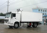 China HOWO 4x2 6 Wheeler Refrigerated Box Truck with Thermo King Freezer 5600mm for sale
