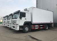 China HOWO 4x2 6 Wheeler Refrigerated Box Truck with Thermo King Freezer 5600mm for sale