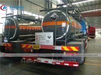 China Euro 3 FAW 6x2 Chemical Transport Truck 10-15m3 Sulfuric Acid Tanker for sale