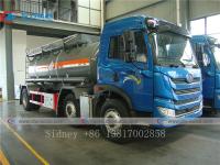 China Euro 3 FAW 6x2 Chemical Transport Truck 10-15m3 Sulfuric Acid Tanker for sale