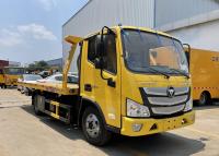 China FOTON AUMARK 4x2 5T Hydraulic Platform Flatbed Tow Truck 95KW 4000kg Capacity for sale