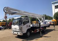 China Japan ISUZU 4x2 6 Wheeler Telescopic Boom Lift Truck 20-22 Meter Height 115hp Diesel Engine for sale