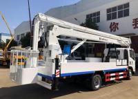 China Japan ISUZU 4x2 6 Wheeler Telescopic Boom Lift Truck 20-22 Meter Height 115hp Diesel Engine for sale