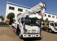 China Japan ISUZU 4x2 6 Wheeler Telescopic Boom Lift Truck 20-22 Meter Height 115hp Diesel Engine for sale