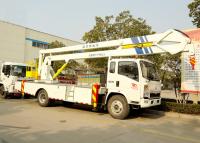 China Sinotruck HOWO 4x2 RHD Telescopic Boom Aerial Lift Truck 20m 22m Working Height for sale