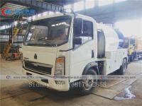 China Sinotuck HOWO 4x2 5000L LPG Bobtail Tanker Truck with Dispenser 120HP for sale
