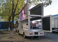 China HOWO 4x2 Mobile Stage Truck LED Billboard P6 Outdoor Full Color Display 3840x1792mm for sale