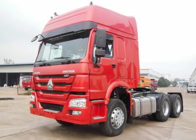 China Sinotruk HOWO 6x4 420HP Prime Mover Truck with 45000kg Hauling Capacity and Euro 2 Emission for sale