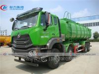 China SINOTRUK HOHAN 8x4 19000L Heavy Duty Sewage Suction Truck 371hp for sale