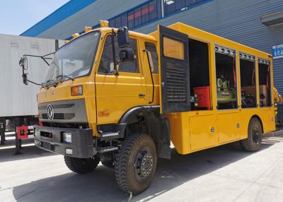 China Dongfeng 4x4 Mobile Workshop Truck 8450mm with XCMG 3.2ton Crane for Truck Maintenance for sale